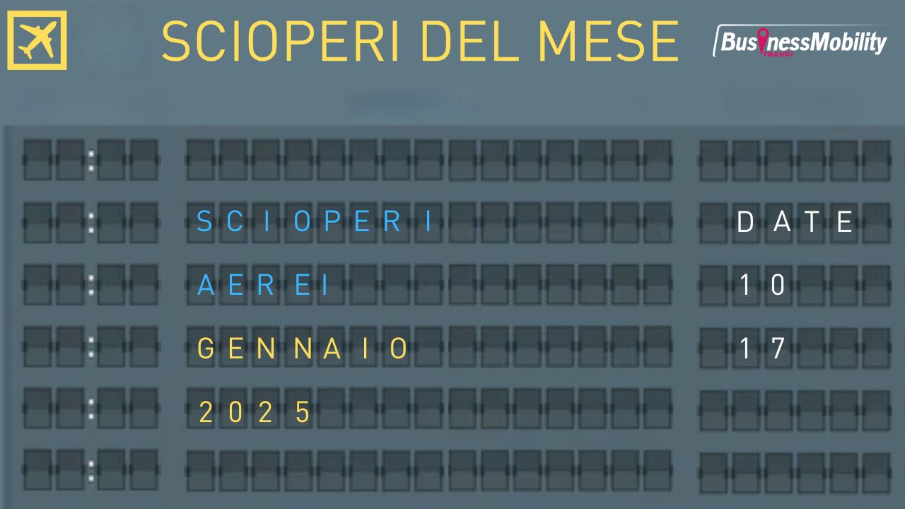 Scioperi aerei gennaio 2025: voli a rischio il 10 e il 17 ...